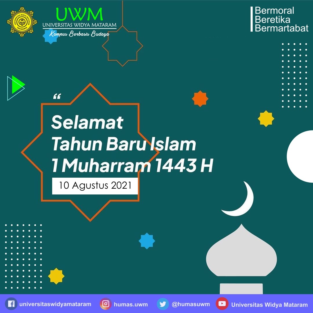 Selamat Tahun Baru Islam 1 Muharram 1443 H